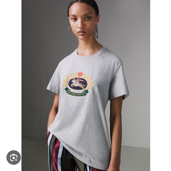 Burberry | Tops | Burberry Gully Crest T | Poshmark